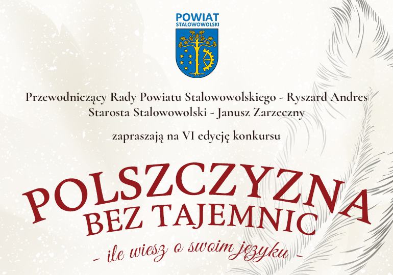 Przed nami kolejna edycja konkursu „Polszczyzna bez tajemnic” | Telewizja Miejska Stalowa Wola